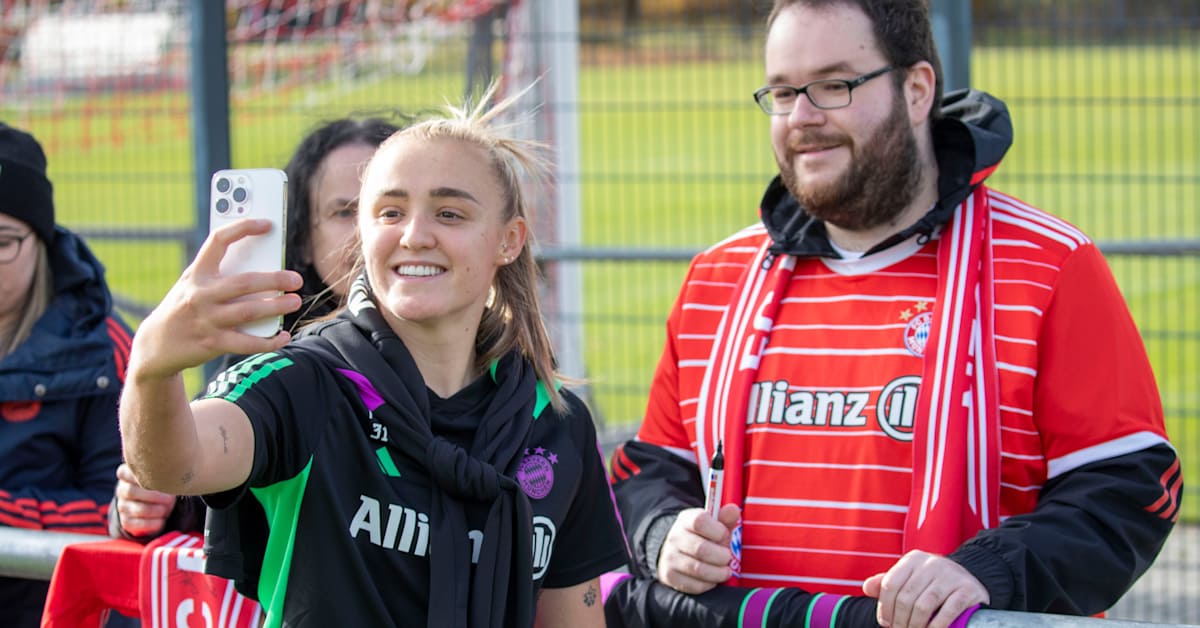 200 Fans beim öffentlichen Training der FC Bayern Frauen